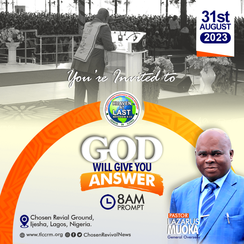 TLCCRM - The Lord's Chosen Charismatic Revival Ministries