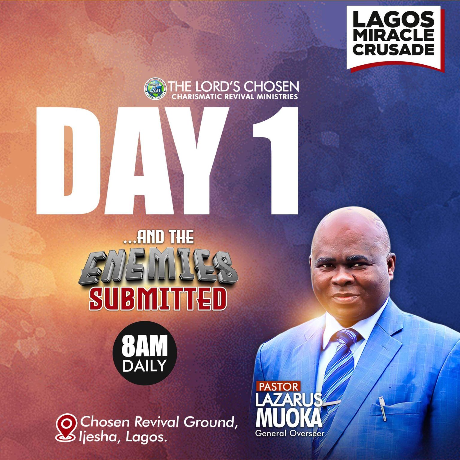 TLCCRM - The Lord's Chosen Charismatic Revival Ministries