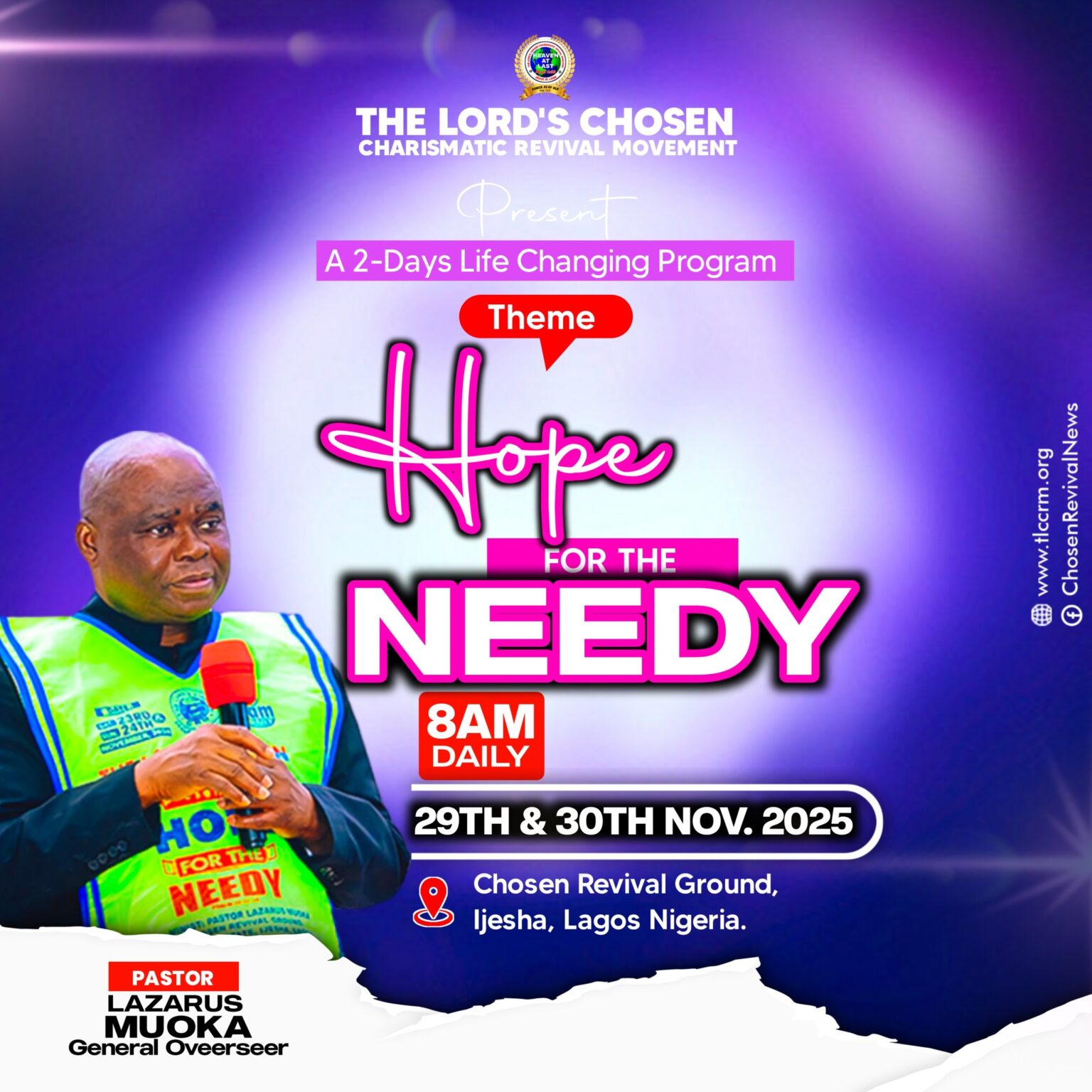 TLCCRM - The Lord's Chosen Charismatic Revival Ministries